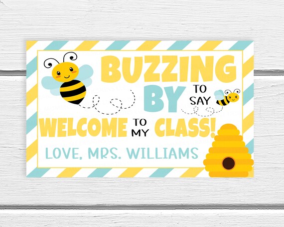 Hello Postcard to Students, Buzzing By, From the Teacher, New School ...