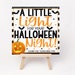 Halloween Glow Stick Gift Tag, A Little Light for Halloween Night, Gift ...