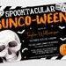 Halloween Bunco Night Invitation Flyer, Editable Fall Dice Party ...