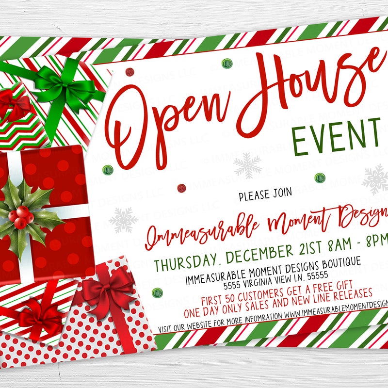 Free Open House Printables - Etsy