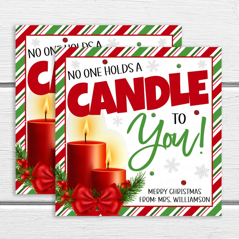 Candle Favor Tags - Etsy