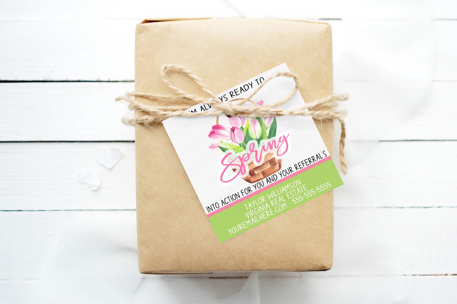 Spring Pop-by Tags, Ready to Spring Into Action for Your Referrals ...