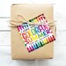Summer Crayon Gift Tags, Have A Colorful Summer, End of School Year ...