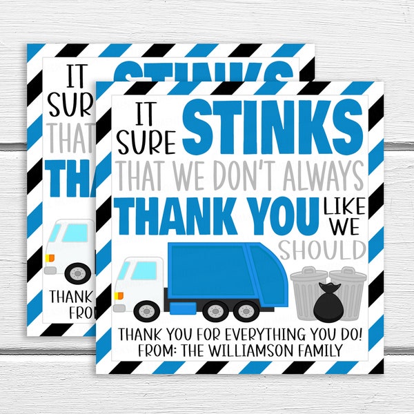 Waste Management Thank You - Etsy UK