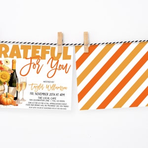 Fall Appreciation Invitation, Appreciation Lunch Brunch Dinner Invite ...