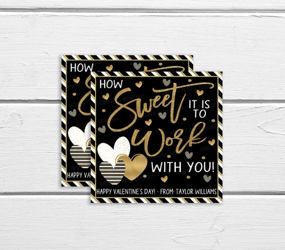 Co-worker Gift Tags, Editable Coworker Company Staff Appreciation ...