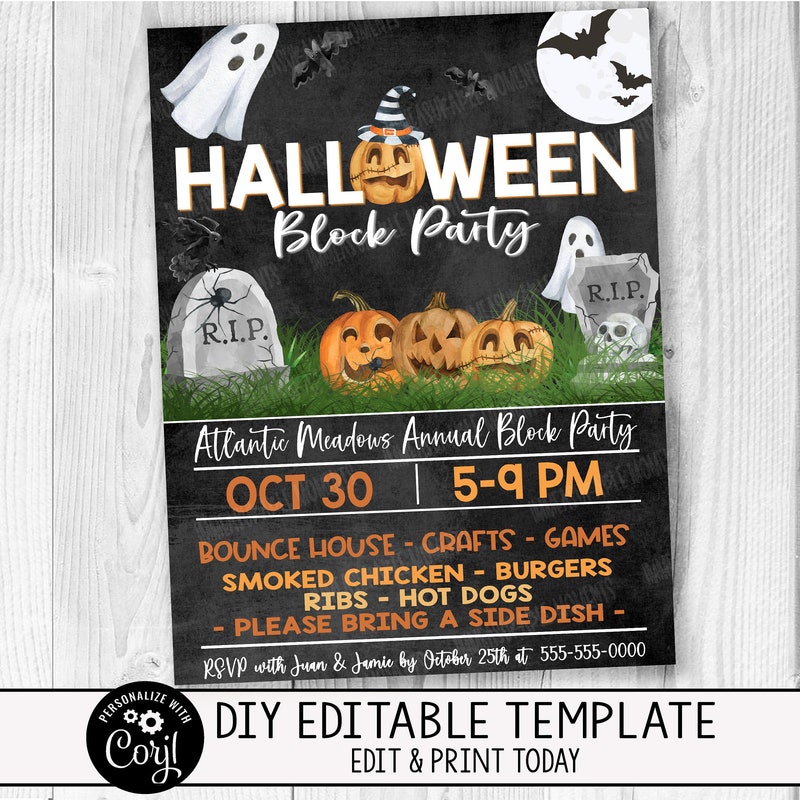 Halloween Blocks - Etsy