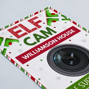 Elf Surveillance Cam Printable, Don't Touch Me Lose Magic Sign ...