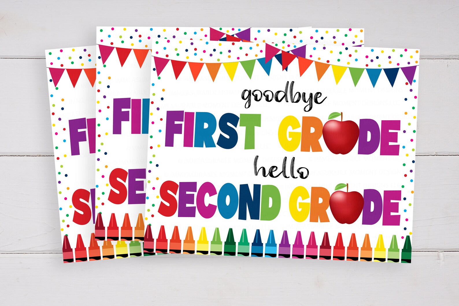Last Day of First Grade Sign Printable Goodbye First Grade - Etsy