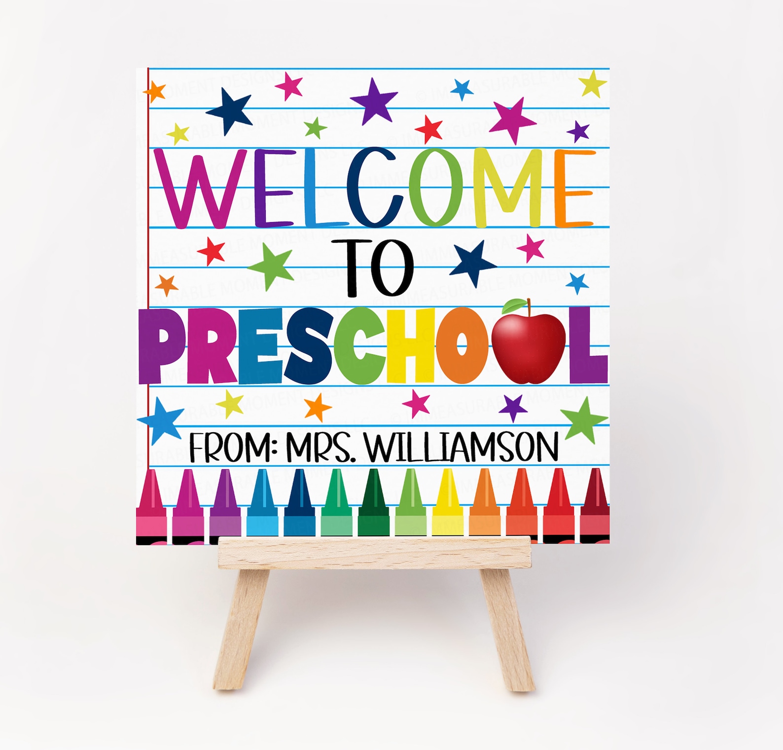 Welcome to Preschool Gift Tag, New School Year Student Gift, Pre-k Prek ...