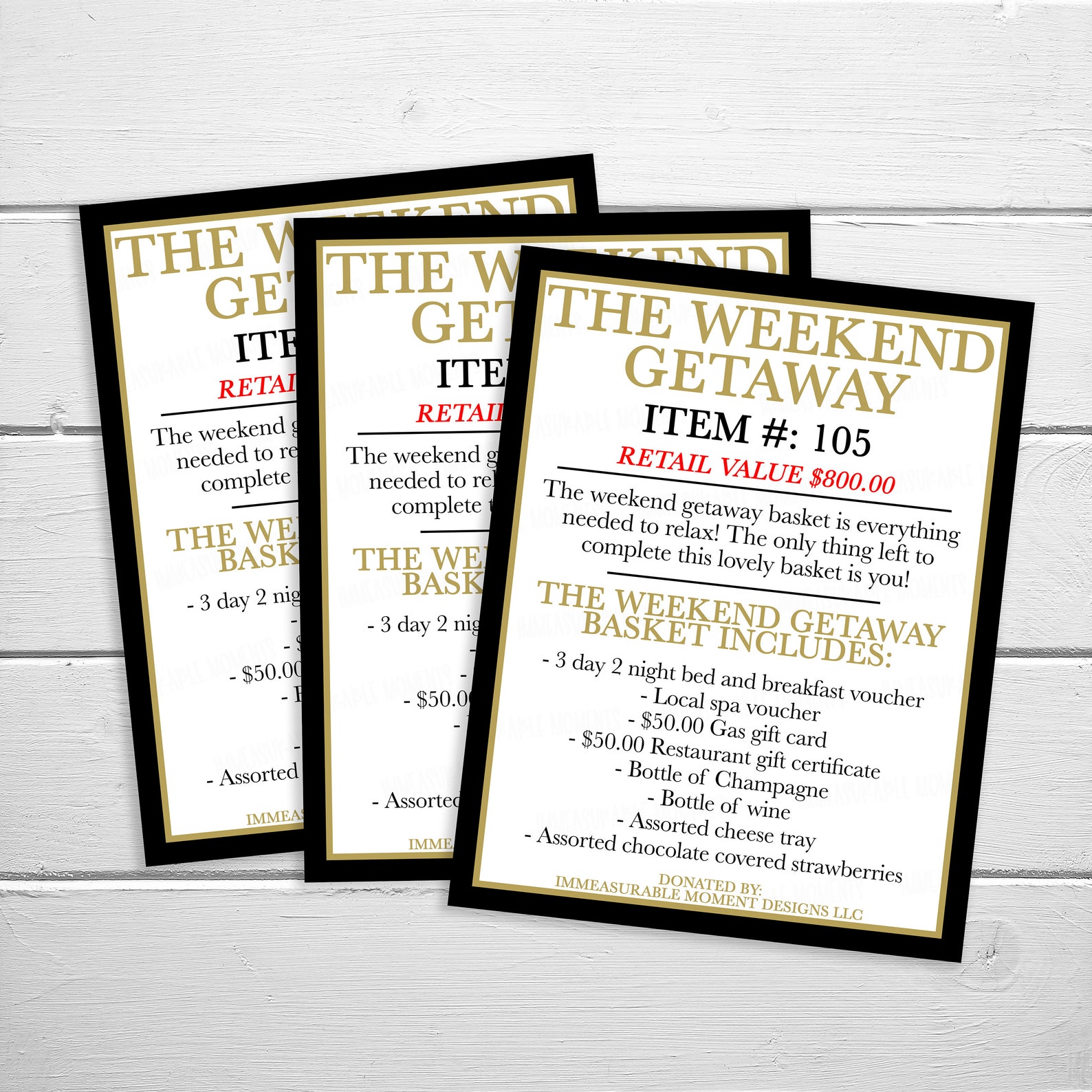 Editable Silent Auction Templates Fundraising Event Sheet - Etsy