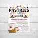 Pastries With Parents, Editable Printable PTA PTO Flyer, School ...