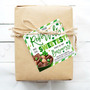 St Patrick's Referral Gift Tags, Candy Referrals Sweetest Part of My ...