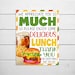 Lunch Thank You Sign Appreciate You so Much Enjoy Lunch - Etsy