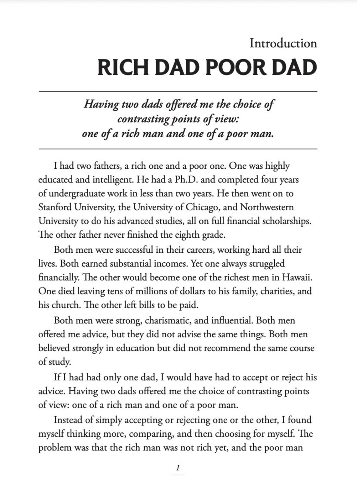 Rich Dad Poor Dad: Robert T. Kiyosaki Ebook Instant Digital Download ...