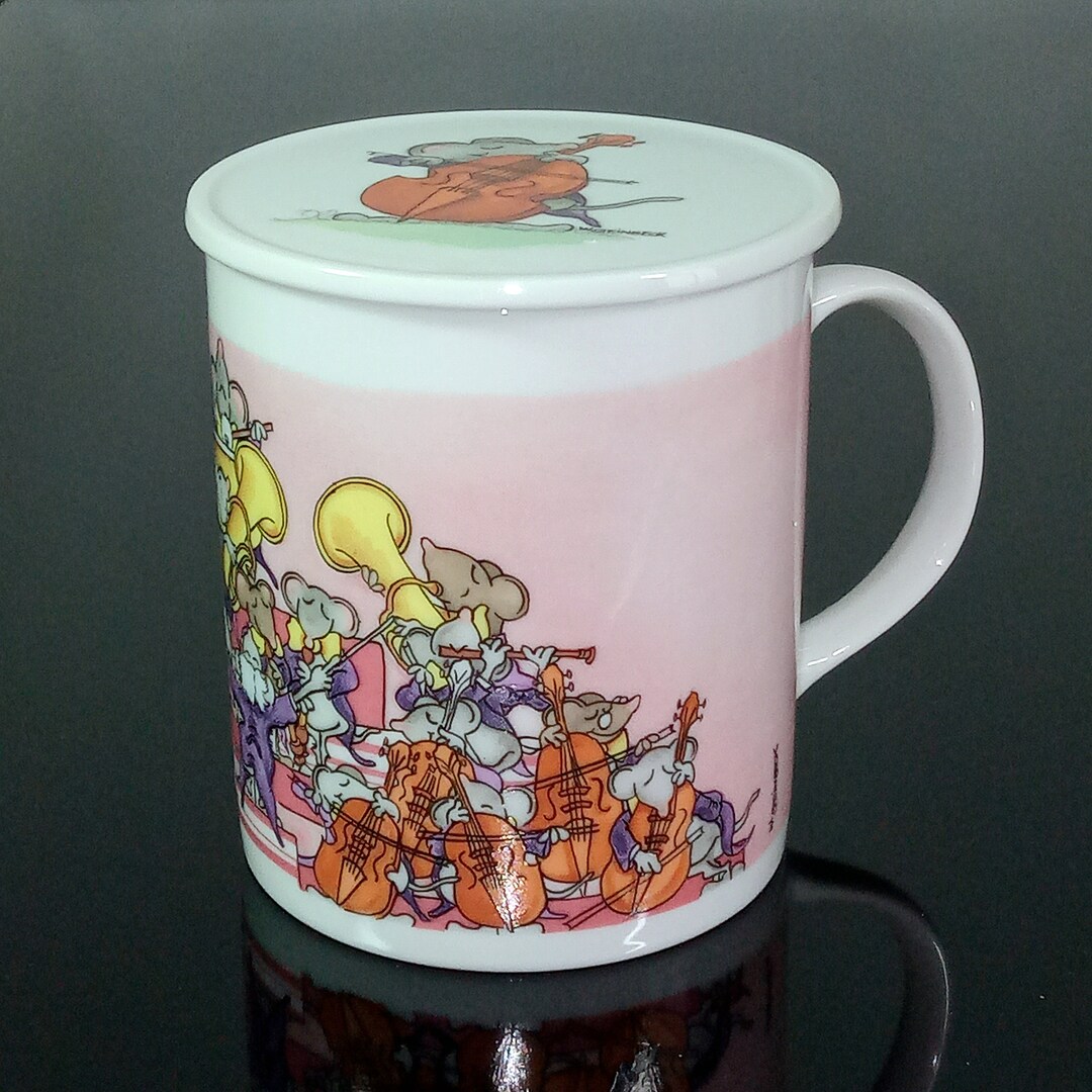 Vintage Japan W. Steinbeck Toscany Collection Coffee Mug Tea Cup W/ Lid ...