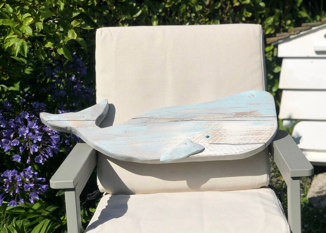 Large Wooden Whale, Unique Home Decor, Nautical Theme, Wooden Wall ...