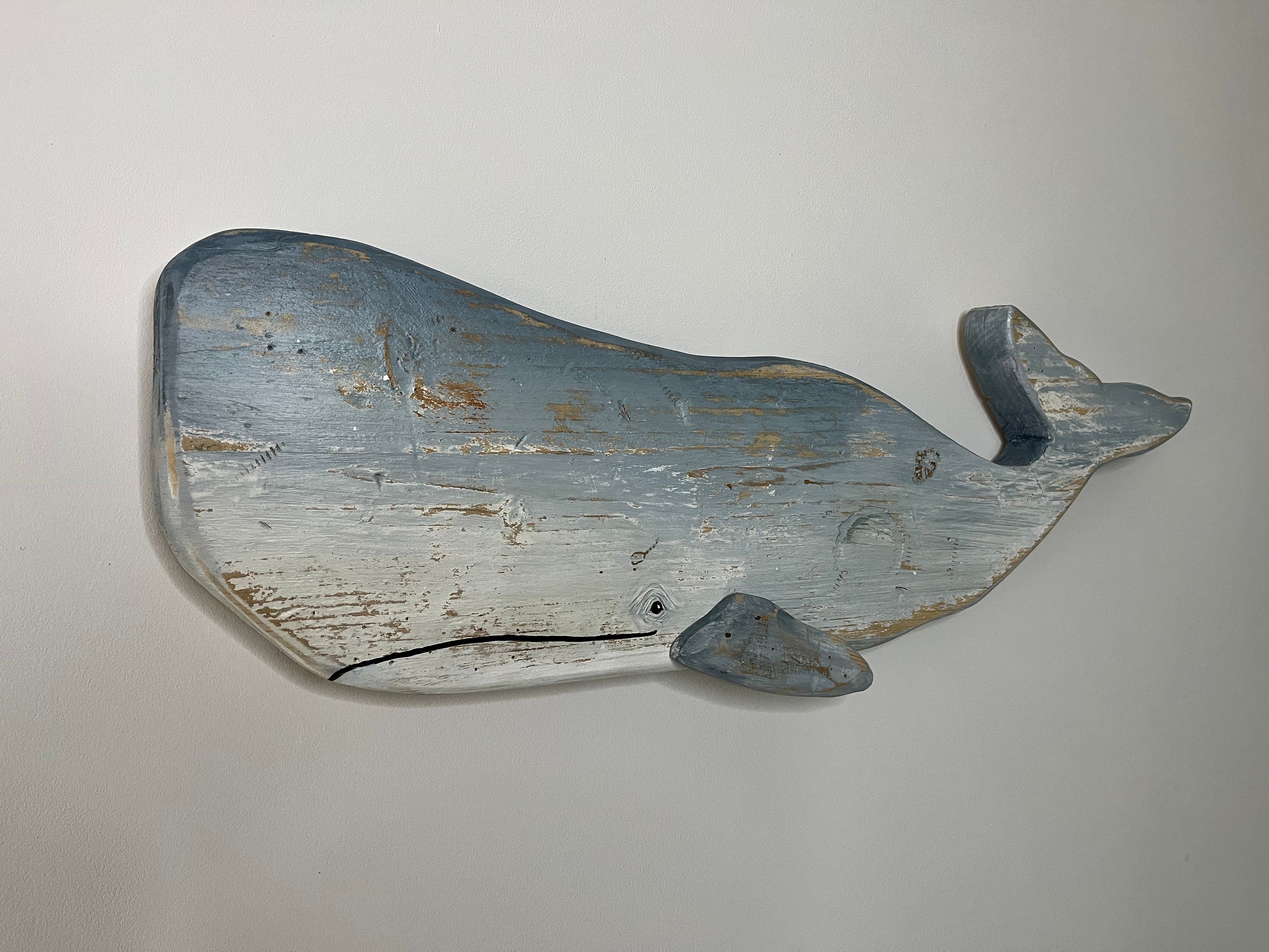 Wood Whale Wall Art Rustic Whale Decor Whale Sculpture - Etsy