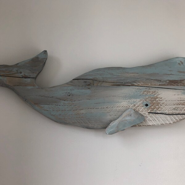 Wooden Whale - Etsy