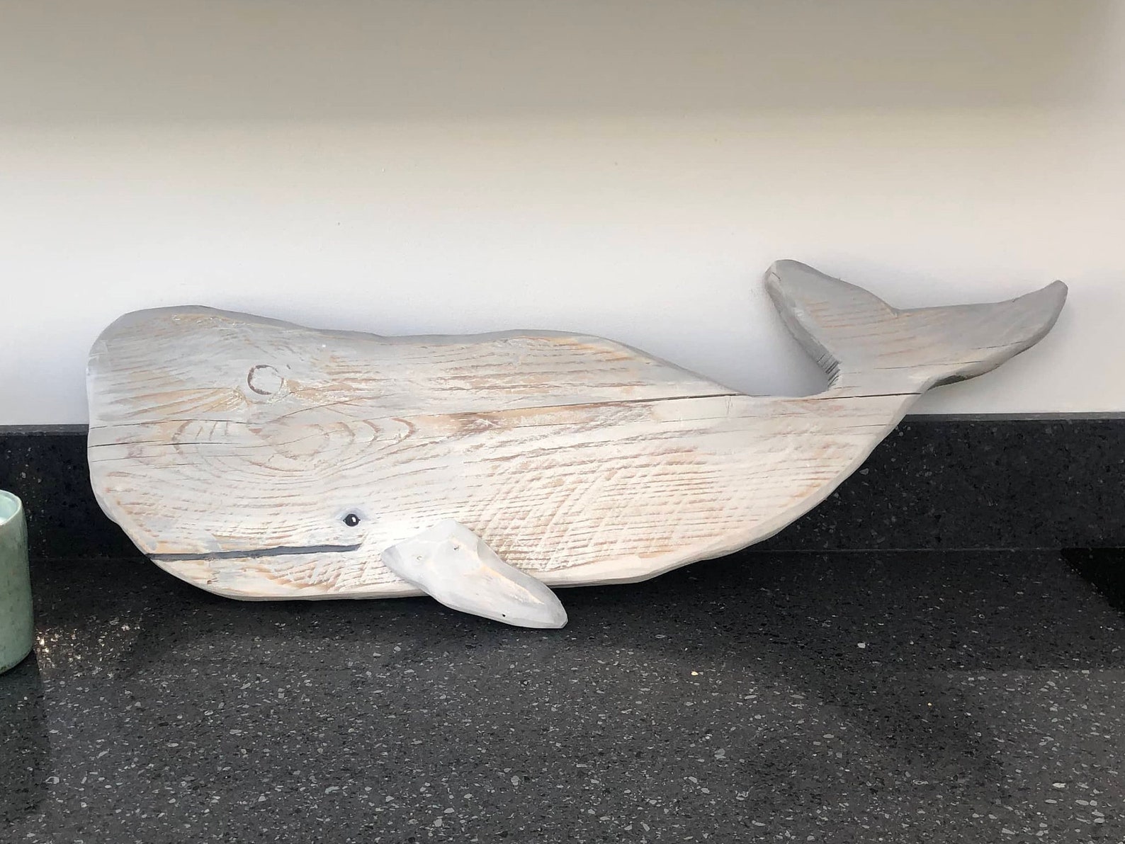 Whale, Home Decor, Wooden Whale, Seaside, Beach, Ocean, Wall Hanging ...