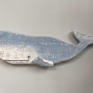 Home Decor, Reclaimed Wooden Whale, Moby Whale Wall Decor, Nautical ...