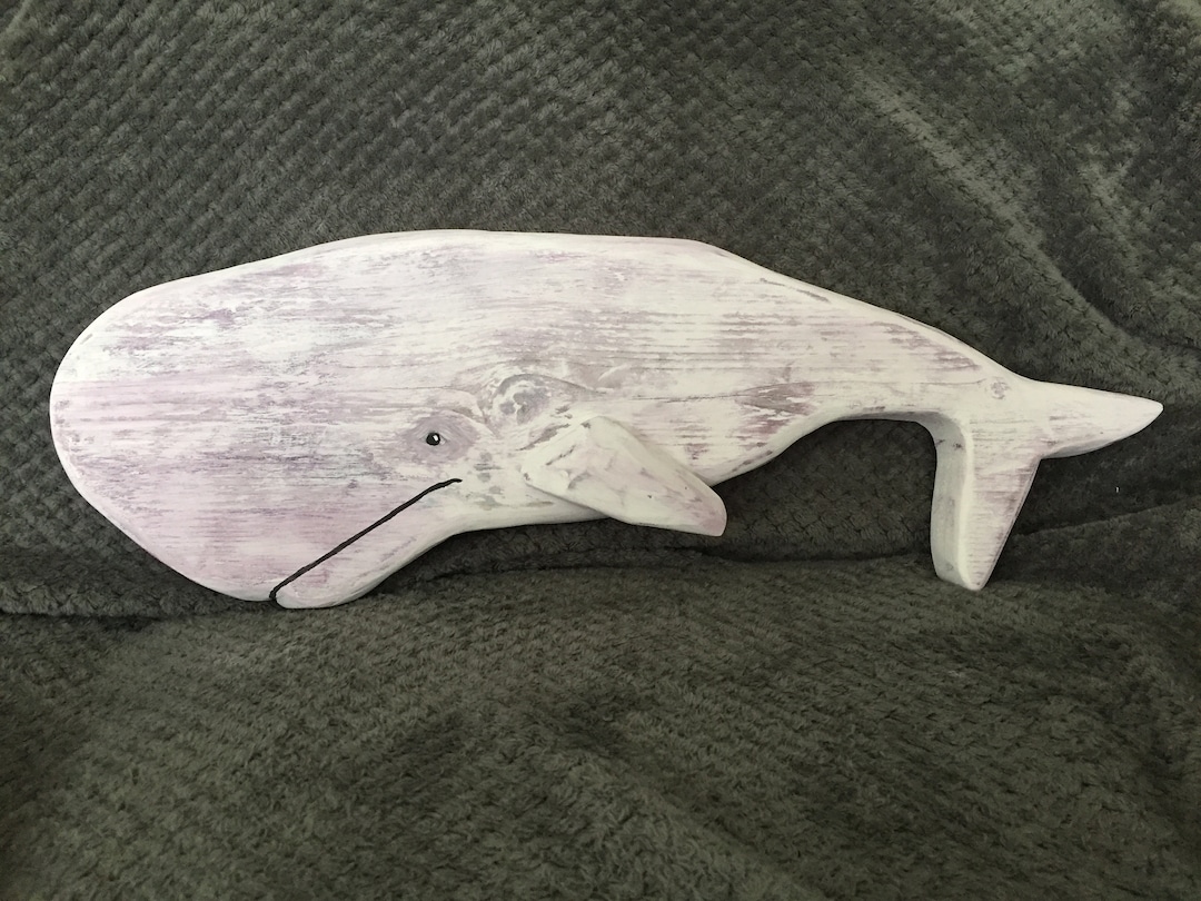 Large Whale Home Decor Beach House Theme Coastal Home - Etsy
