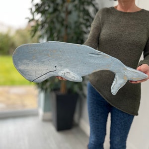 Home Decor, Reclaimed Wooden Whale, Moby Whale Wall Decor, Wall Art ...