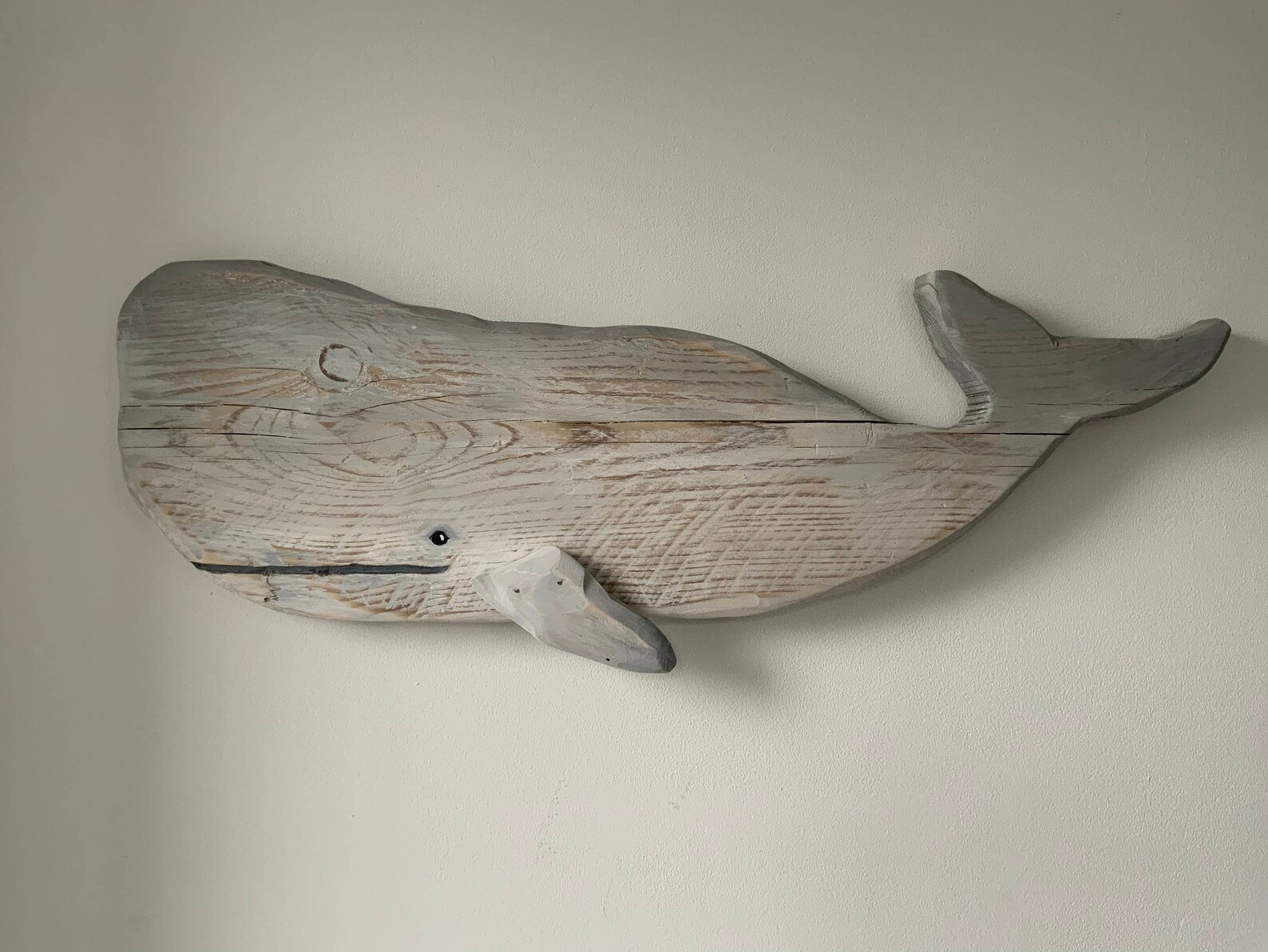 Whale, Home Decor, Wooden Whale, Seaside, Beach, Ocean, Wall Hanging ...