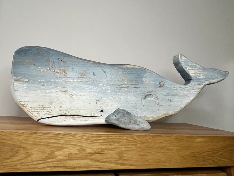 Wood Whale Wall Art Rustic Whale Decor Whale Sculpture - Etsy