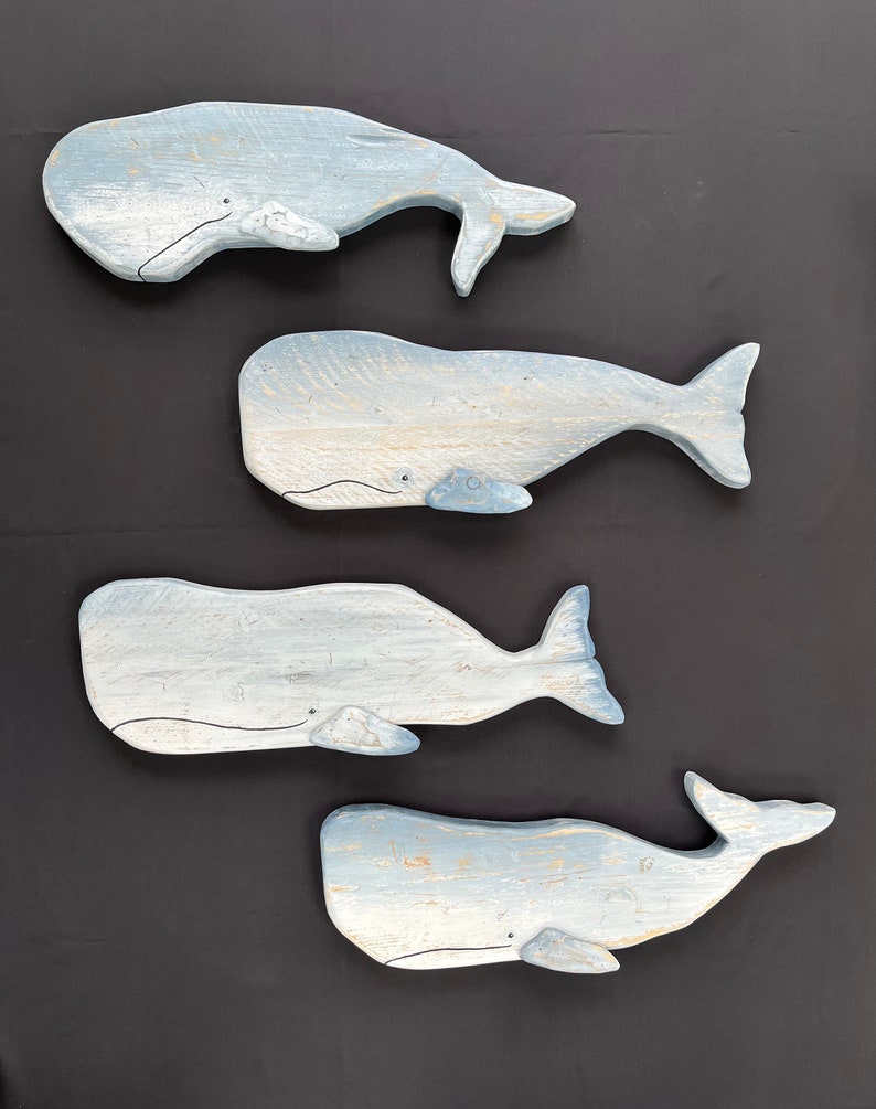Wood Whale Wall Art Rustic Whale Decor Whale Sculpture - Etsy