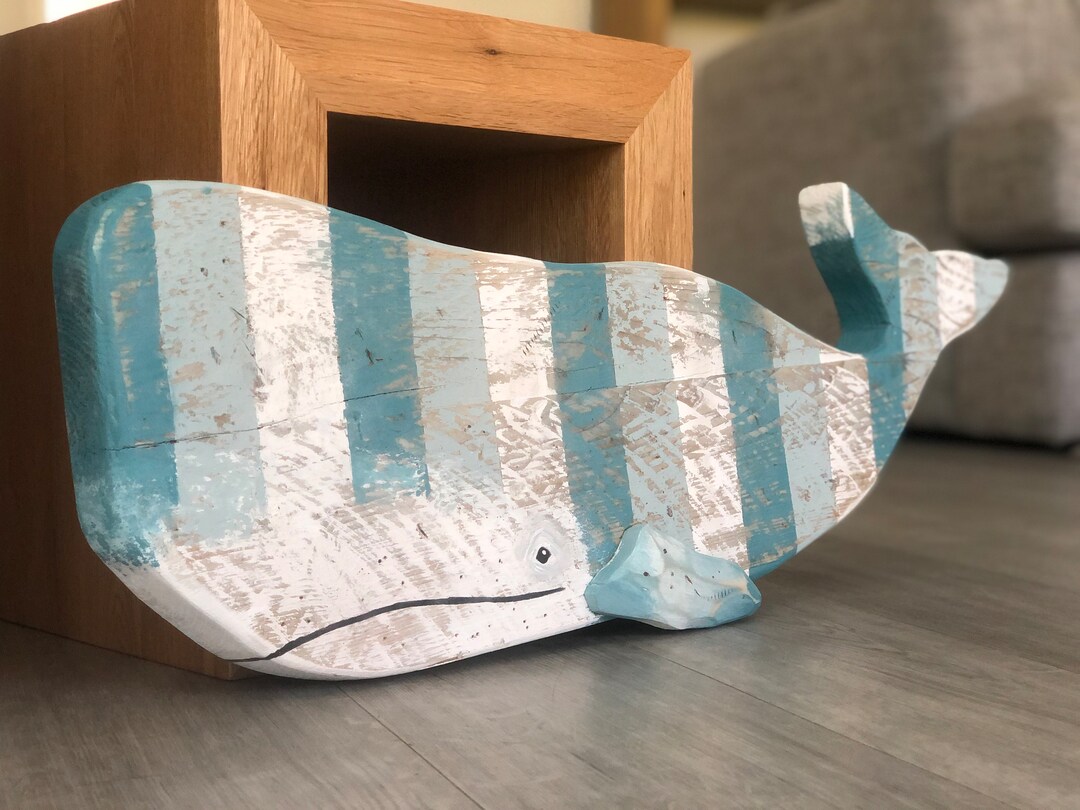 Large Whale, Home Decor, Wood Art, Nautical, Beach House Theme, Wall ...