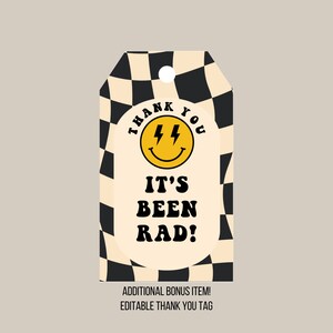 Rad Birthday Invitation | Smiley Birthday Invitation | Too Cool Party ...