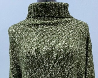 Green Army Sweater - Etsy