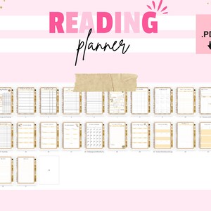 Ultimate Reading Planner PDF, Book Tracker, Reading Log Journal ...