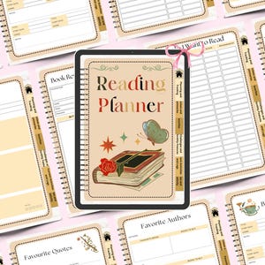 Ultimate Reading Planner PDF, Book Tracker, Reading Log Journal ...