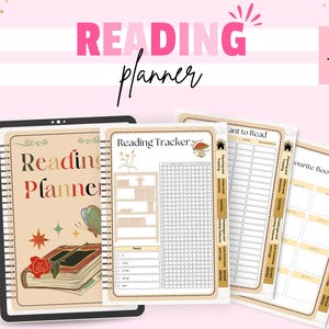 Ultimate Reading Planner PDF, Book Tracker, Reading Log Journal ...
