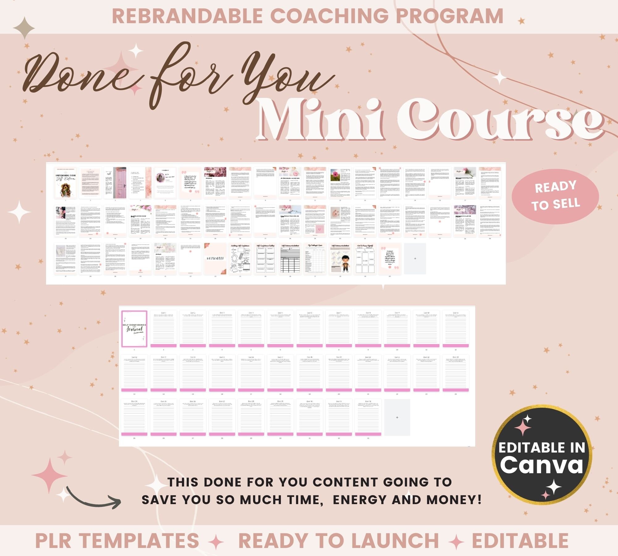 Done for You, Empowering Your Self-esteem Workbook, Self Confidence ...