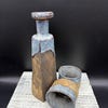 Vintage Hand Painted Sornaga Egyptian Folk Art Pottery Ceramic Decanter ...