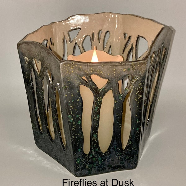 Ceramic Luminary - Etsy