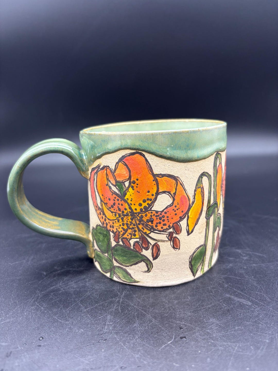Carolina Lily Ceramic Mug - Etsy