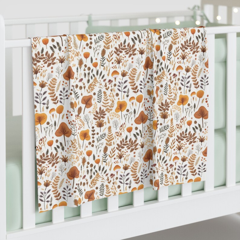 Forest Woodland Autumn Seamless Digital Pattern File, Muted Fall Colors ...