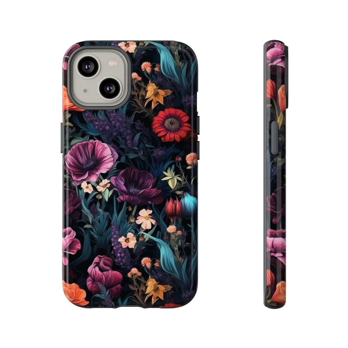 Moody Floral Seamless Flower Pattern, Digital Pattern, Repeat Digital ...