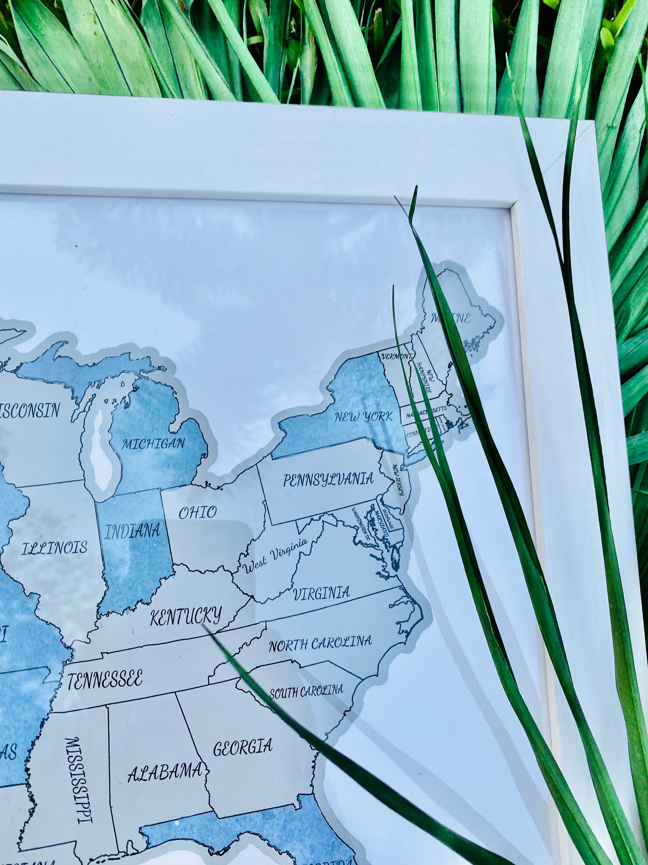 United States Scratch Off Map Scratch Off Poster Map Etsy 