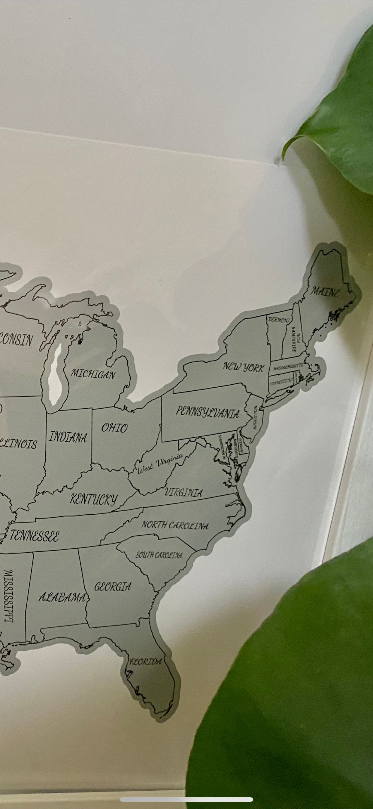 United States Scratch off Map Scratch off Poster Map - Etsy