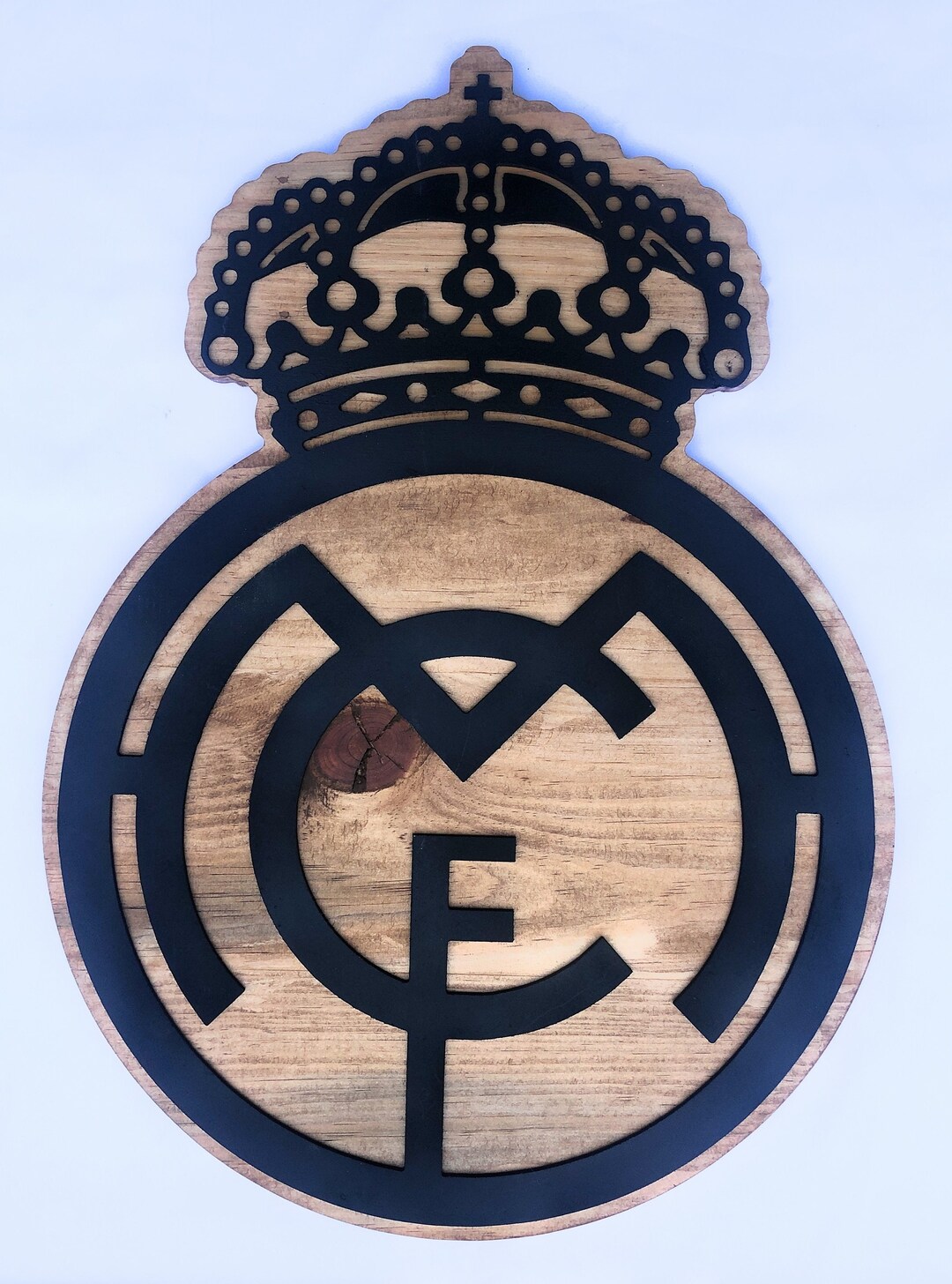 Real Madrid Wood Art, Real Madrid Logo, Real Madrid Shield, Real Madrid ...