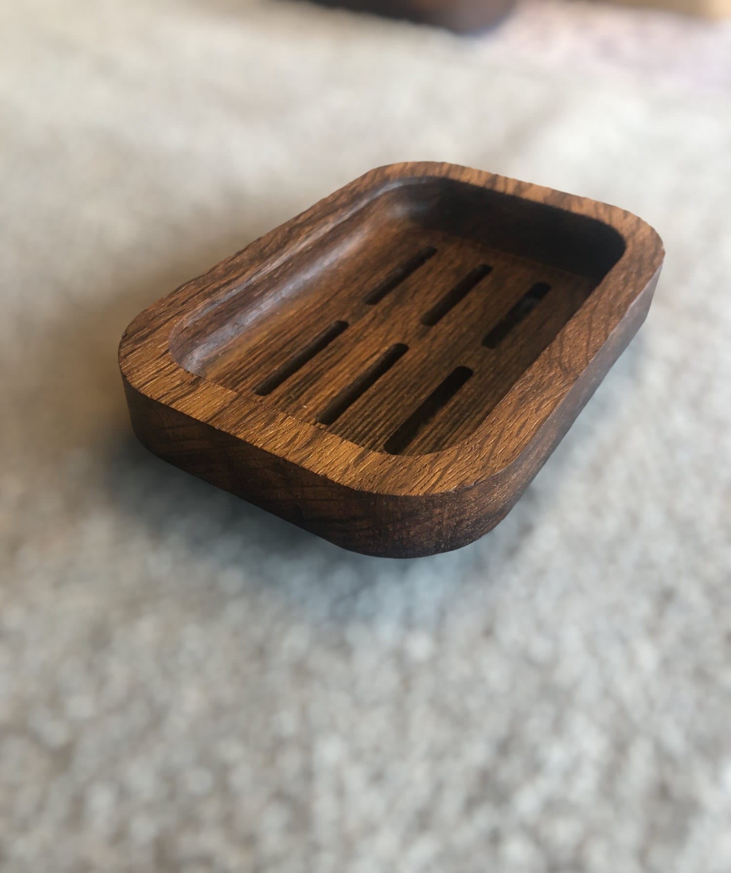 Wooden Soap Dish, Wooden Soap Holder, Wooden Soap Dish, Oak Wood Soap ...