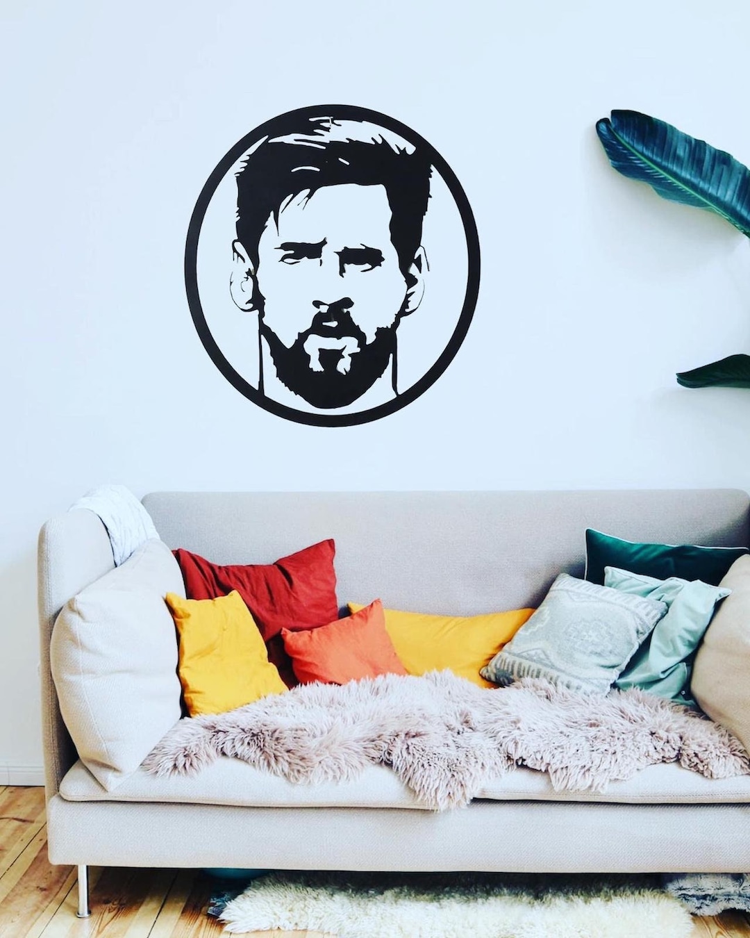 Messi Sign Wall Decor, Custom Signs, Messi Wood Logo, Messi Logo, Messi ...