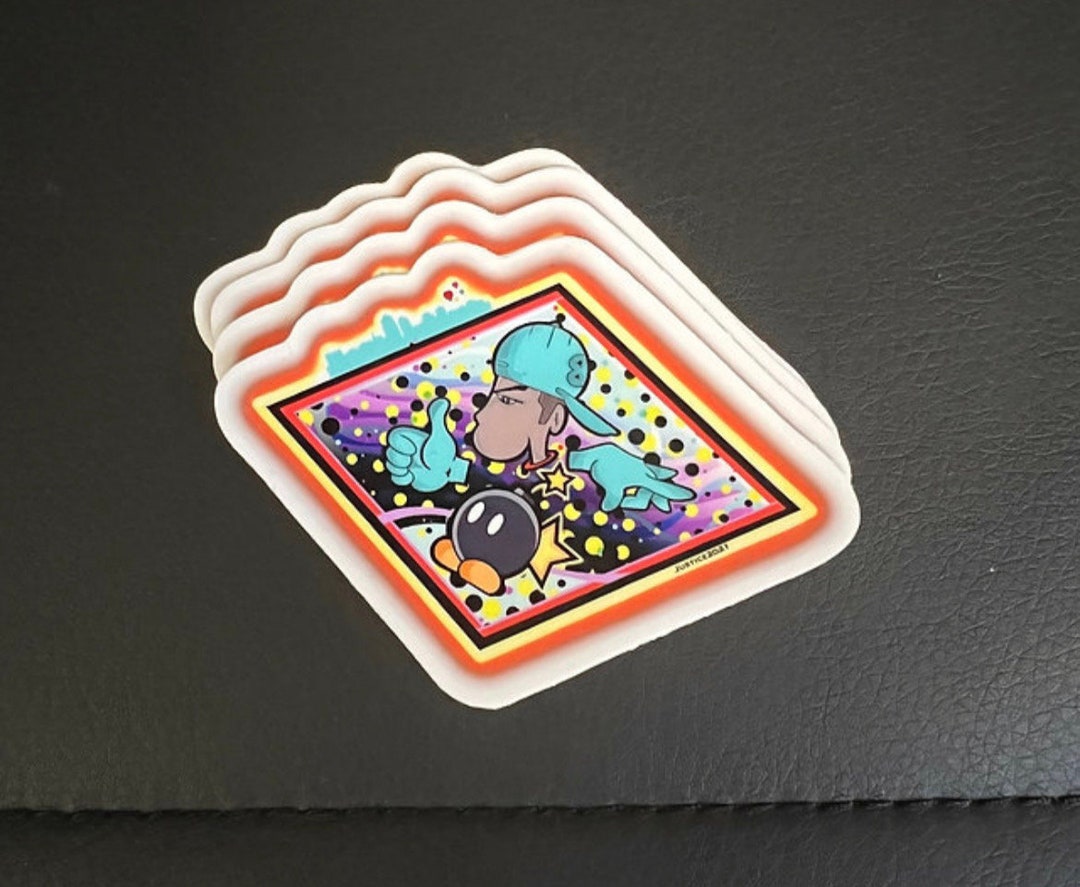 Original Art 2” Vinyl Sticker/decal- Burque Bomber - Etsy