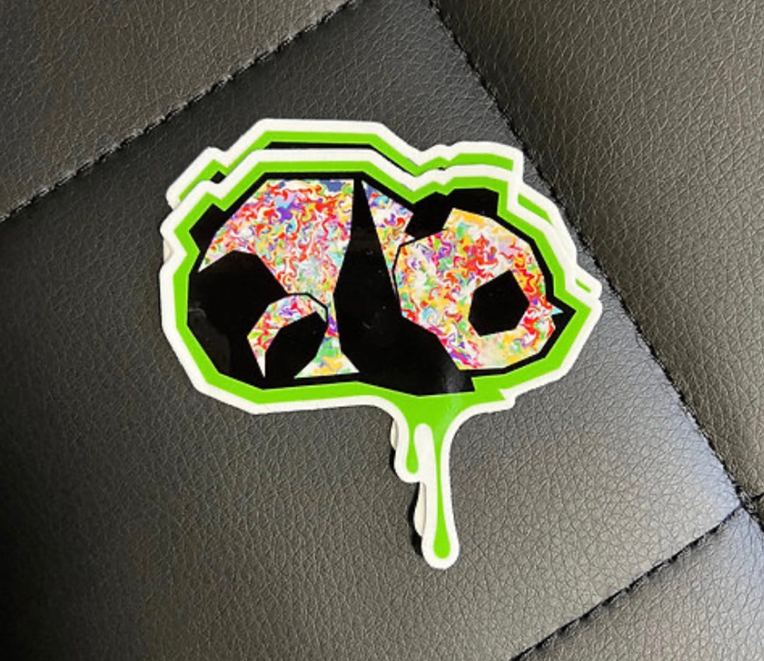 Original Art 3” Vinyl Sticker/decal- Panda Drip - Etsy