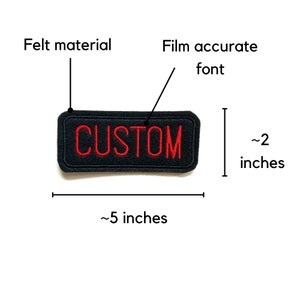 Ghostbusters 2 GB2 Name Patch Custom Iron on Patch or Hook & Loop Name ...